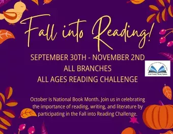 Fall into Reading! : Fall Reading Challenge | Scott County Iowa